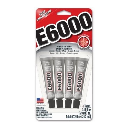 Eclectic Products 4PK18OZ E6000 Adhesive 5510310 | Zoro
