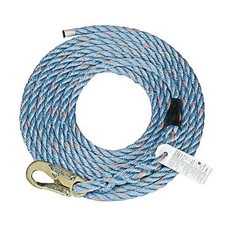 Safety Works 50' Vert Lifeline Rope 10096516 | Zoro