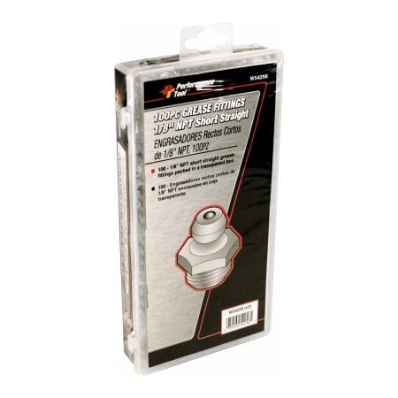 Performance Tool 100PK 18 Str Fitting W54256 | Zoro