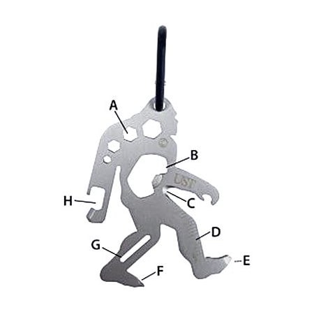 American Outdoor Brands Products SLV Sasquatch Mul Tool 1156810 | Zoro