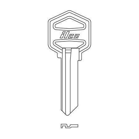 Kaba Ilco KW1 Key Blank EZ1 | Zoro