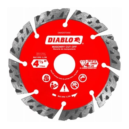 Diablo 412 Dia Turbo Blade DMADST0450 | Zoro