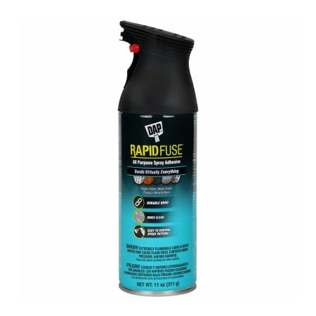 Dap DAP Rapid Fuse All Purpose Spray Adhesive, Mist Spray Formula, 11 ...