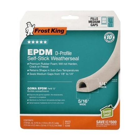 Thermwell Products 516x14x17 WTHR Strip V25WA | Zoro