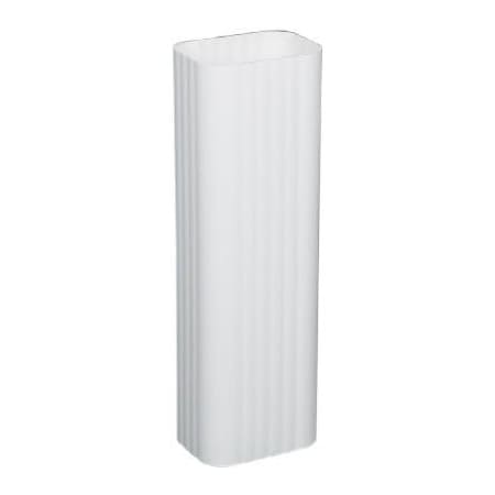 Amerimax Home Products 2x3 WHT Steel Downspout 3201400120 | Zoro