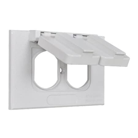Hubbell ME WHT WP SGL Cover 1C-DH-AL-W | Zoro