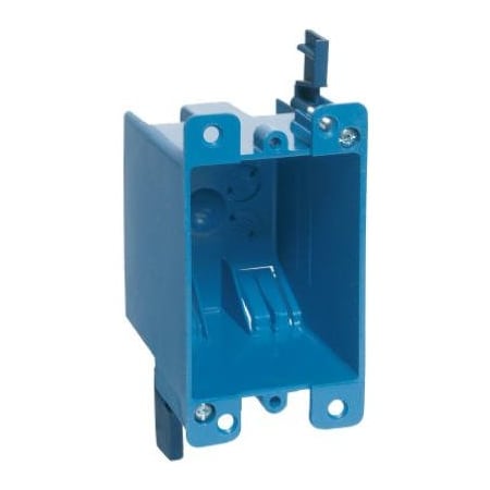 Abb Electrical Box, 14 cu in, Outlet Box Type, 1 Gang, PVC, Rectangular ...