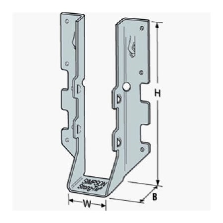 Simpson Strong-Tie DBL 2x10 Joist Hanger LUS210-2Z | Zoro