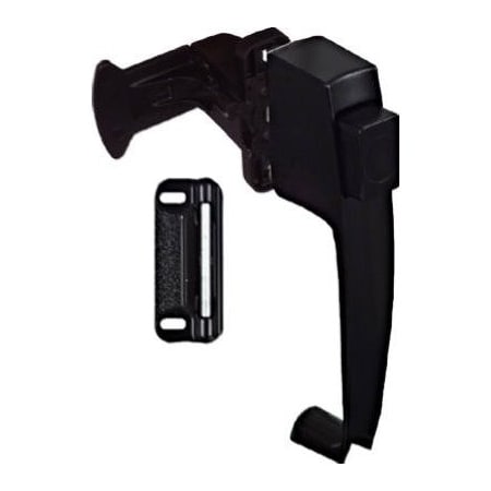 National Mfg/Spectrum Brands Hhi BLK Push Button Latch N185-462 | Zoro