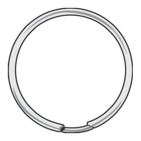 Hy-Ko Prod 50PK 2 Split Key Ring KB111 | Zoro