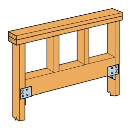 Simpson Strong-Tie Hh4 4x Header Hanger HH4 | Zoro