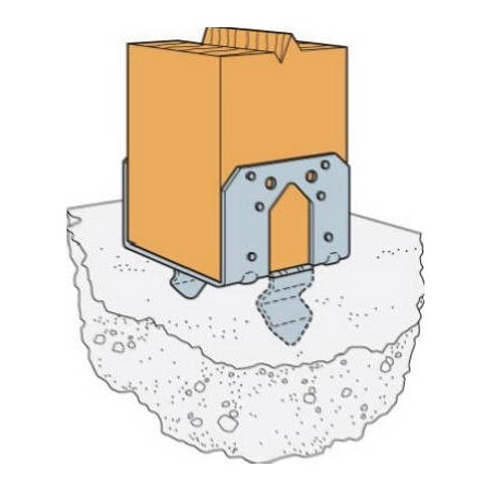 Simpson Strong-Tie 6x6 Post Base PB66 | Zoro