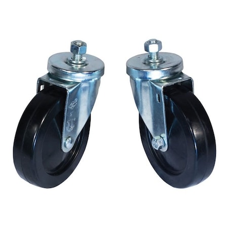 Justrite 5 Post Swivel Caster Set G-973CS for Justrite 15.5 Main Wheel ...
