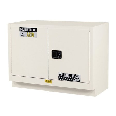 Justrite 31 gal, 1 Shelves, 18-Gauge Steel, 48 in W x 35.75 in H x 21. ...