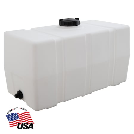 Buyers 82123919 Storage Tank, Square, 50 gal. | Zoro.com