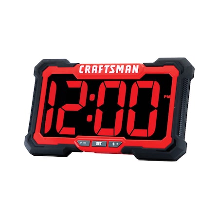 Craftsman 10 in. LED Digital Clock CMXWDCR75095 | Zoro