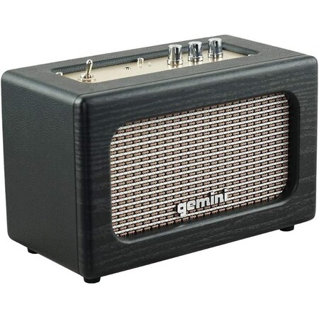 Gemini Portable Battery Powered Speaker, Bass and Treble Control, AUX ...