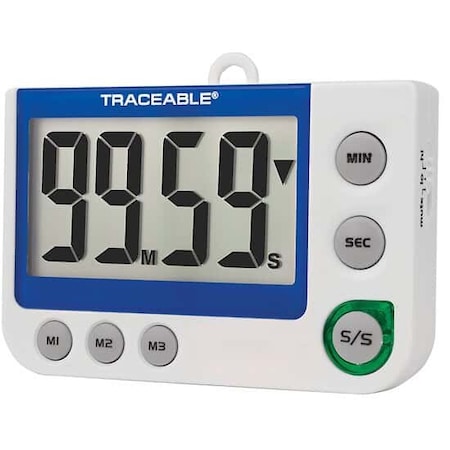 Digi-Sense Traceable Flashing LED Big-Digit Timer w 94461-15 | Zoro