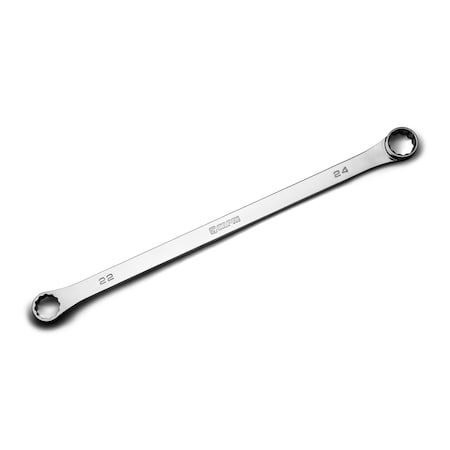 Capri Tools 22 mm x 24 mm 0-Degree Offset Extra-Long Box End Wrench ...
