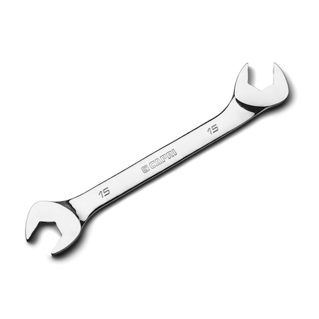 Capri Tools 15mm Angle Open End Wrench, 30Deg and 60Deg Angles, Metric ...