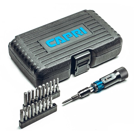 Capri Tools Ultra Precision Torque Screwdriver Set, 1.5 to 6 Inch Pound ...