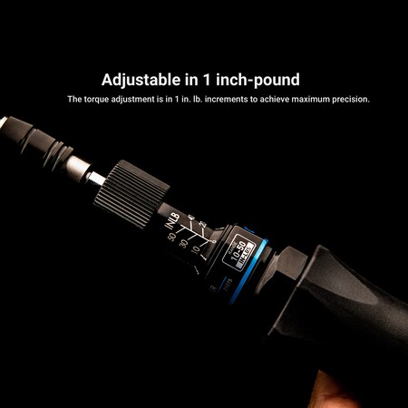 Capri Tools Torque Screwdriver Set, 10 to 50 in.-lb. CP21075 | Zoro