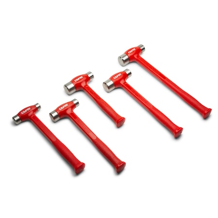 Capri Tools Dual Steel Faced Dead Blow Hammer Set, 5Pcs CPBPF-SET | Zoro