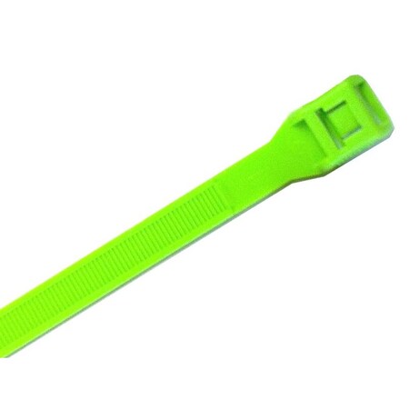 Kable Kontrol Inline Low Profile Zip Ties, Lime Green, Nylon 6-6, 120 ...