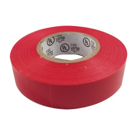 Tape It Red PVC Electrical Tape - 3/4" Wide x 66' Long - 10 pc Pack ...