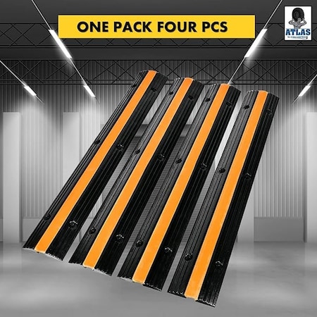 Kable Kontrol Cable Protector, 1.20 in H, 40 in L, 6 in W, 1 Channel ...