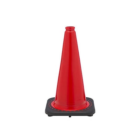 Jbc Traffic Cone, Premium PVC (Polyvinyl Chloride), 18" H, Red TC-18-WH ...