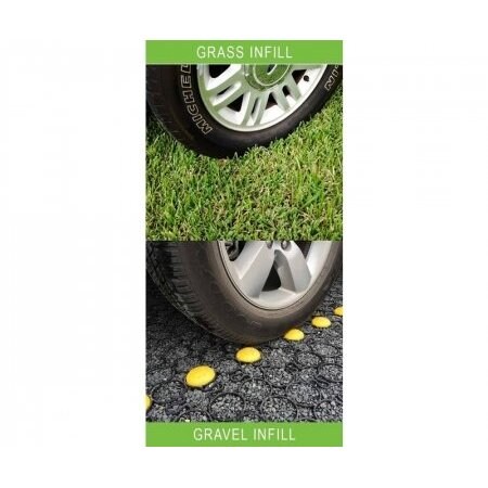 Truegrid Pro-Plus Permeable Paver, 24'' W x 24'' L, 2'' H, 4 sqft TG ...