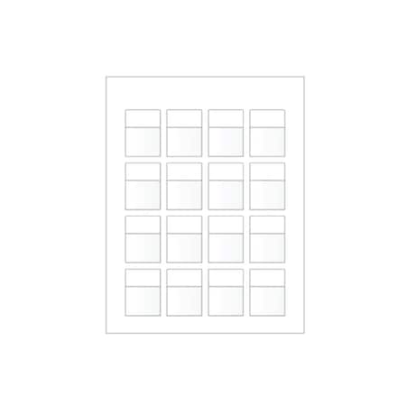 Ziptape Laser Printer Label Sheet Sticker Paper - 1.5" W x 0.75" H ...