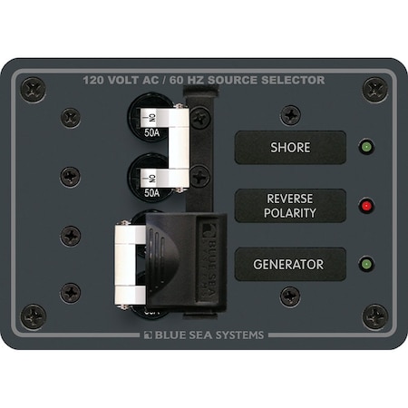 Blue Sea Systems Blue Sea 8061 AC Toggle Source Selector 120V AC ...
