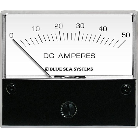 Blue Sea Systems Blue Sea DC Analog Ammeter - 2-3/4 Face, 0-50 AMP DC ...