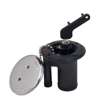 Perko Locking Fuel Fill Insert F/ 1/5" Vented Fill 0525DP0BLK | Zoro