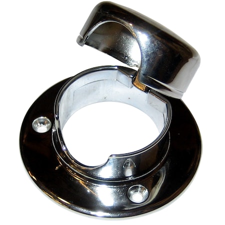 Perko Rope & Chain Deck Pipe W/ Hinged Cover 0757DP0CHR | Zoro