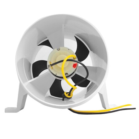 Attwood Turbo 4000 Series II In-Line Blower - 12V - White 1747-4 | Zoro