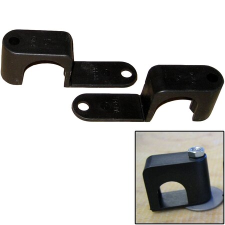 Weld Mount Single Poly Clamp f/1/4 in. x 20 Studs, 1 in. OD, Requires 1 ...