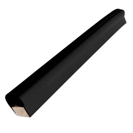 Dock Edge Piling Post Bumper - One End Capped - 6' - Black 1022-B-F | Zoro