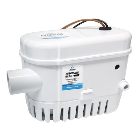 Albin Pump Marine Automatic Bilge Pump 1100 GPH - 24V 01-04-019 | Zoro