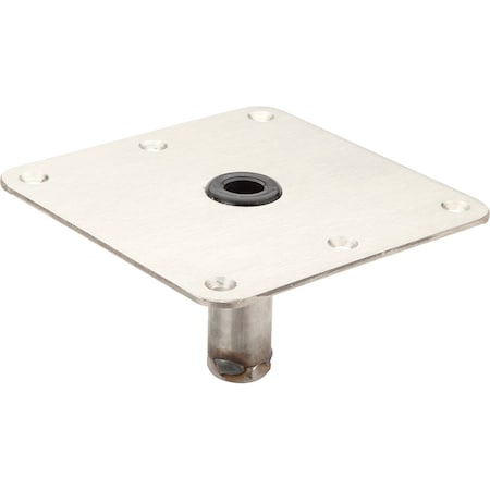 Attwood SWIVL-EZE 7x7 Lock'N-Pin Zinc Plated Steel 3/4" Pin Base SP ...
