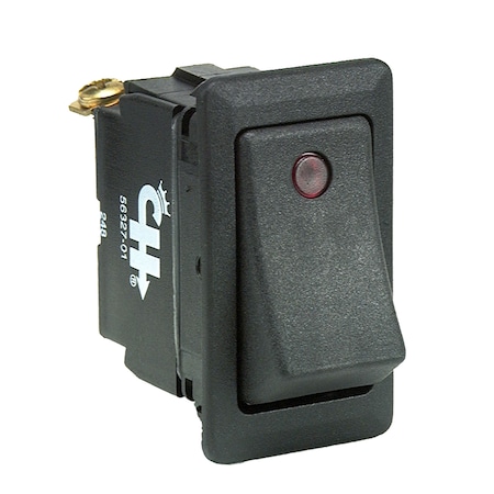 Cole Hersee Sealed Rocker Switch w/Small Round Pilot Lights SPST On-Of ...