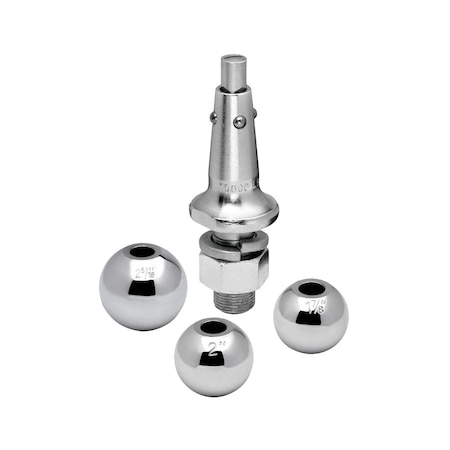 Draw-Tite Interchangeable Hitch Ball w/ 1" Shank - 1-7/8", 2", 2-5/16 ...