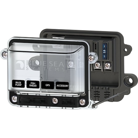 Blue Sea Systems Blue Sea 5056 ST-Blade Water Resistant Fuse Block w ...