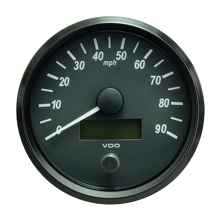 Vdo SingleViu 100mm (4") Speedometer - 90 MPH A2C3832870030 | Zoro