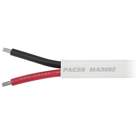 Pacer Group Pacer 12/2 AWG Duplex Cable, Red/Black, 100' W12/2DC-100 | Zoro