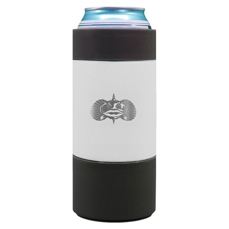 Toadfish Non-Tipping 16oz Can Cooler - White 1050 | Zoro