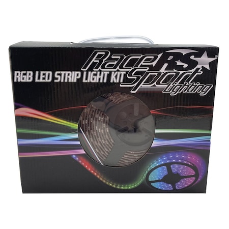 Race Sport 16.4ft (5-Meter) RGBW Custom Tape Strip Lighting with IP65 ...