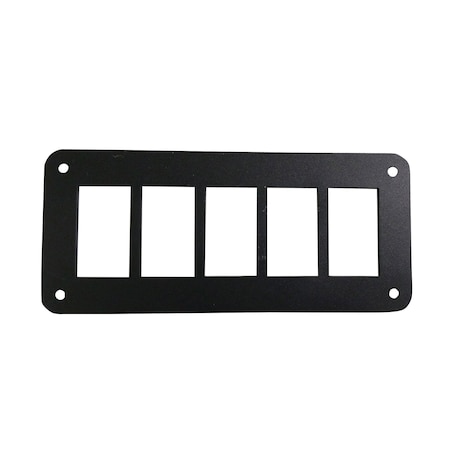 Race Sport Aluminum Rocker Switch Mounting Panel for 5 Rocker Switches ...